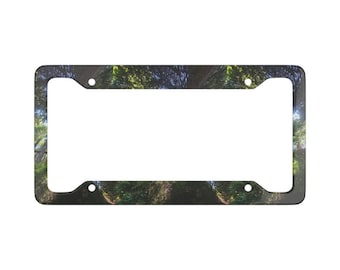 Forest License Plate Frame - Etsy