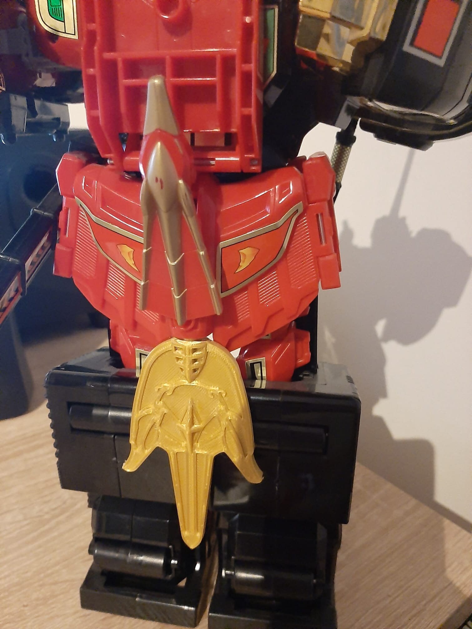 MMPR - Power Rangers -firebird Zord Tail Piece Replacement 3D Print ...