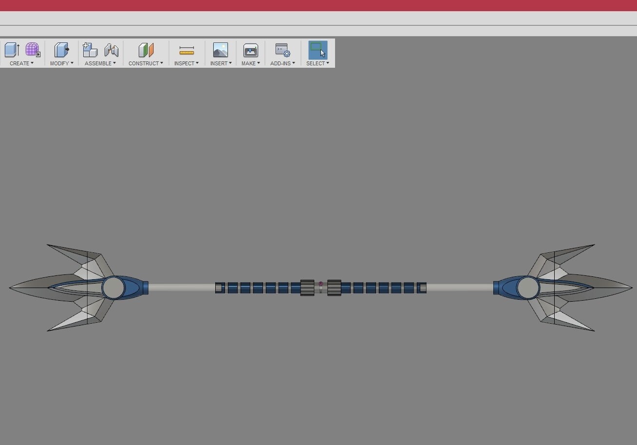 MMPR - Blue Ranger Power Lance V2.0 - Etsy