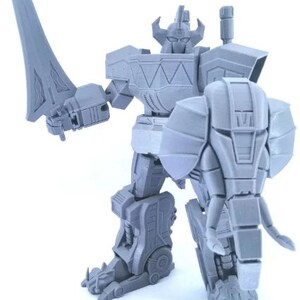 MMPR Megazord - 3D STL File - Etsy