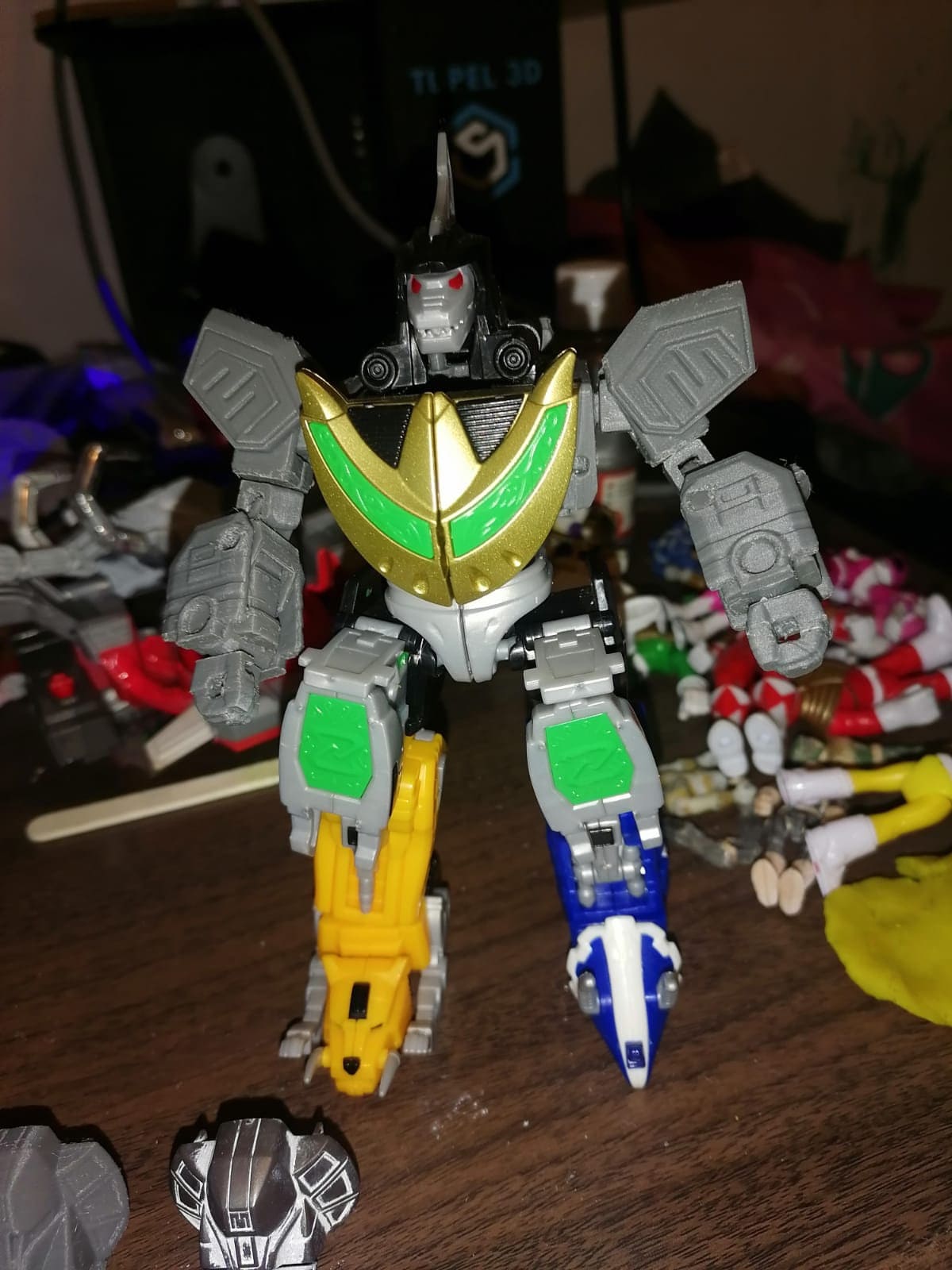 MMPR - Power Rangers - Mammoth Zord 3D STL File V2 - Etsy