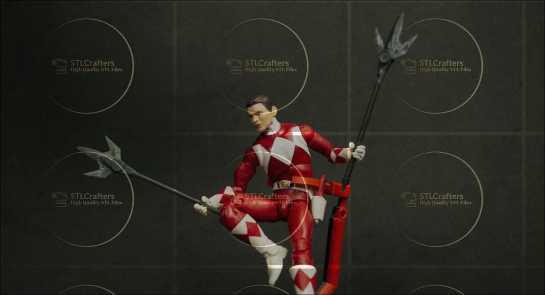 MMPR Blue Ranger Weapon Lightning Collection 3D STL File - Etsy