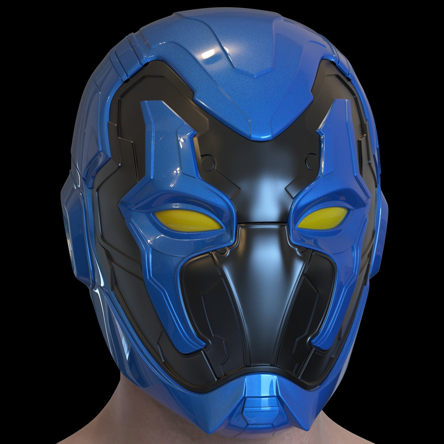 Blue Beetle Helmet Wearable 3D Printable STL File - Etsy Australia