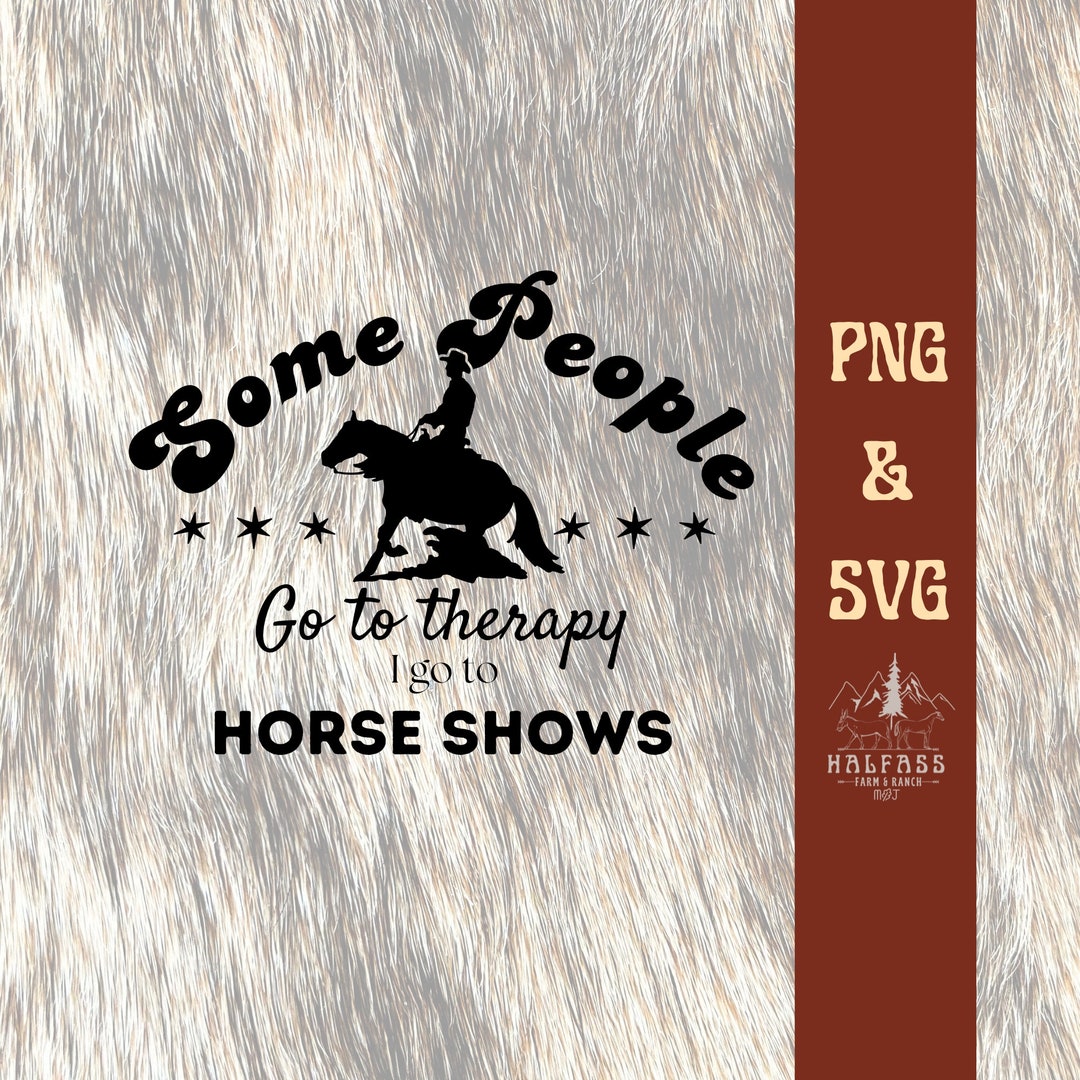 Reining Horse SVG PNG: Funny Horse Show Design (digital Download) - Etsy