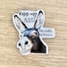 Funny Donkey Sticker Vinyl Donkey Sticker Cute Farm Animal Sticker Cute ...