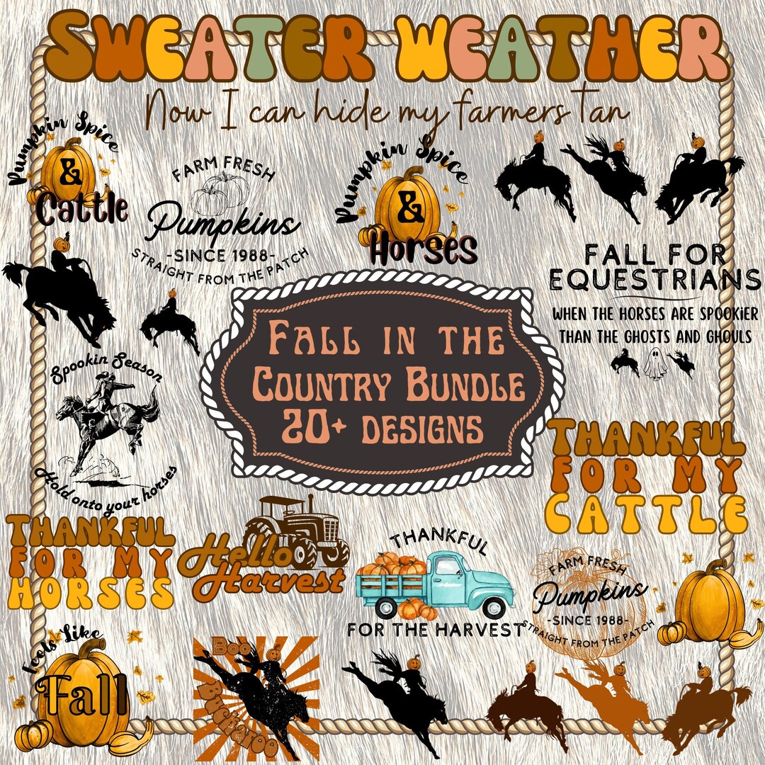 Western Fall SVG Bundle: Spooky Cowboy Halloween Designs (digital ...