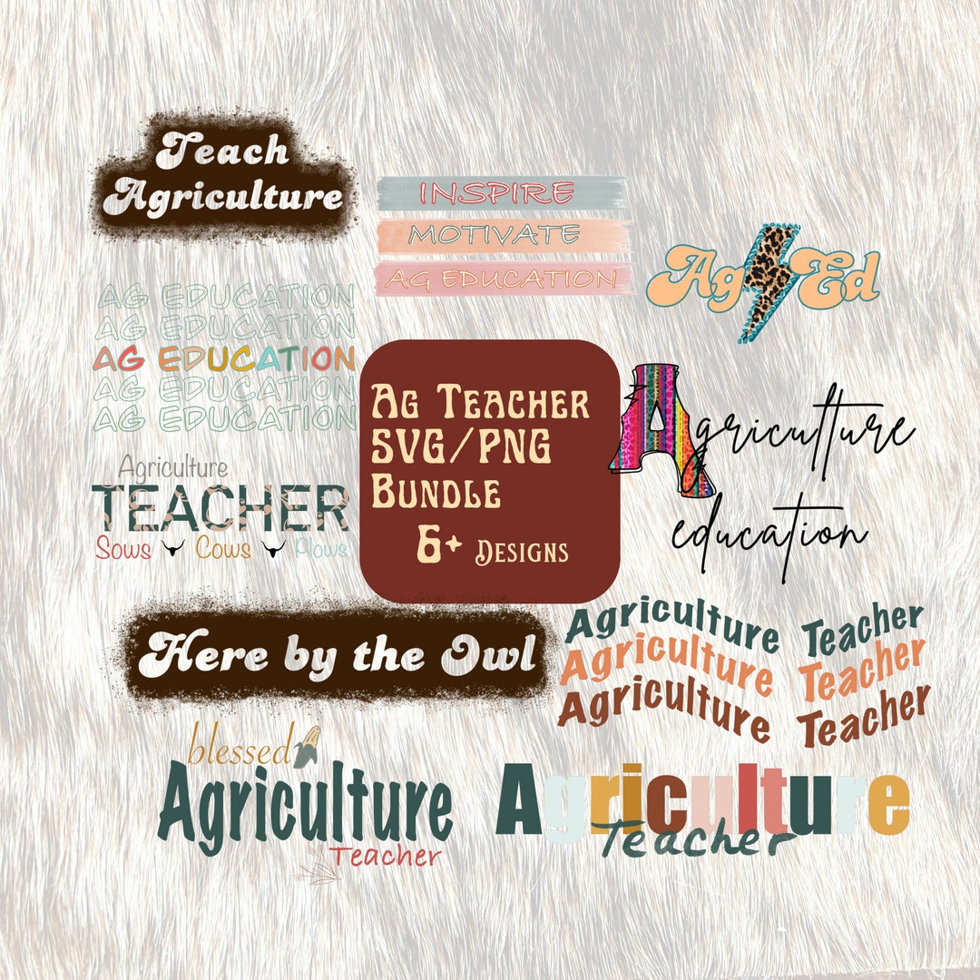 Agriculture Teacher Svg Sublimation Back to School Svg Teacher ...
