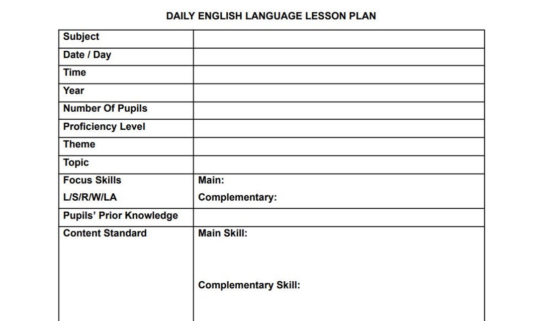 Latest Editable Lesson Plan Format 2023 malaysia With FREE SAMPLE - Etsy