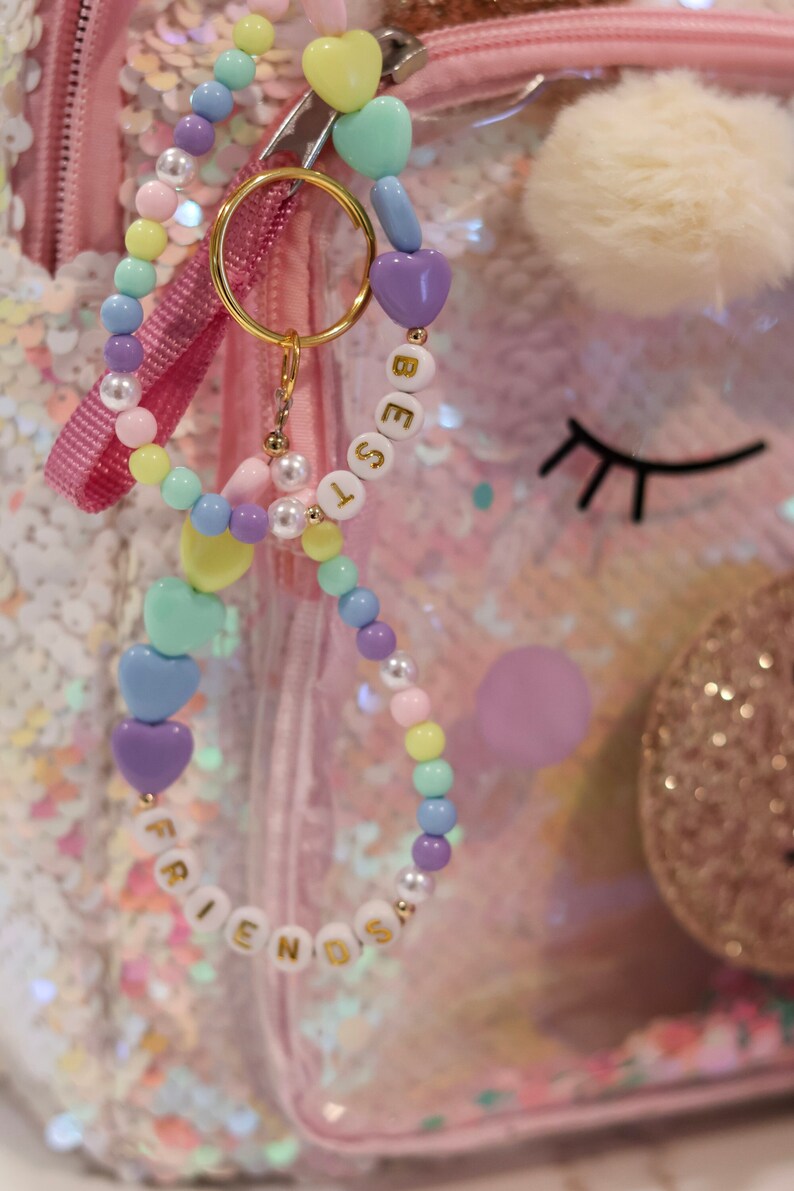 Pastel Best Friend Keychains - Etsy