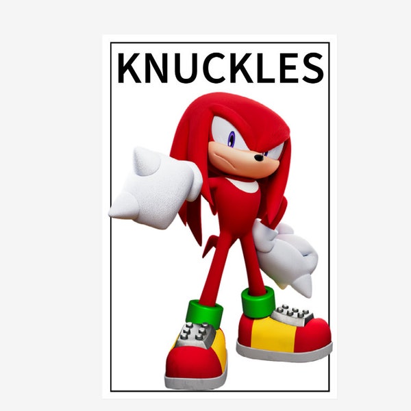 Knuckles Poster - Etsy