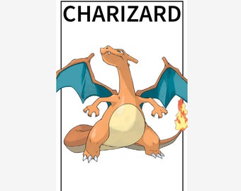 Charizard Poster - Etsy