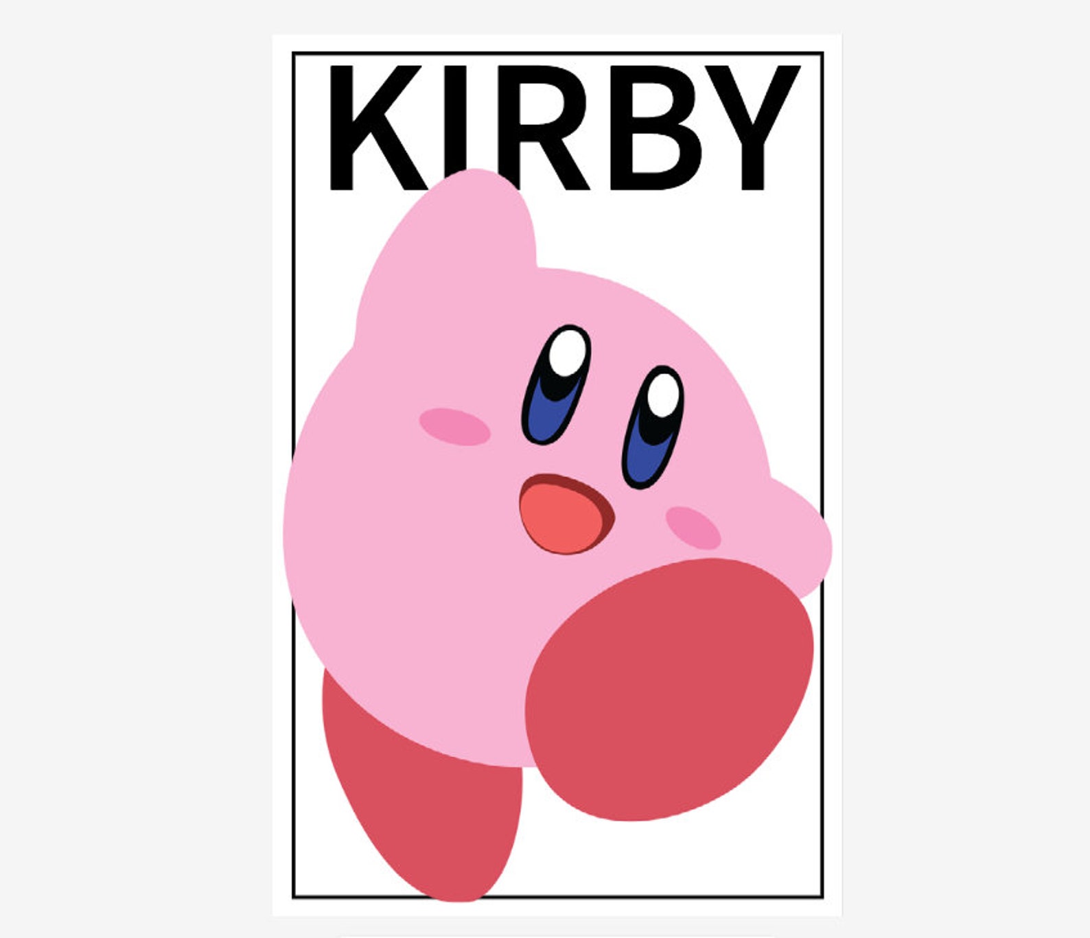 Kirby Poster, Kirby Wall Art - Etsy