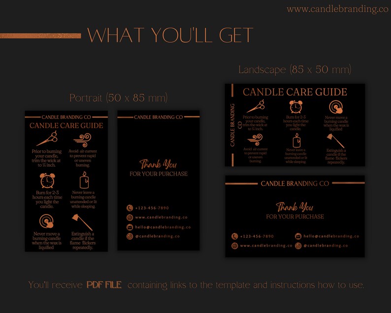 Candle Business Branding Bundle, Candle Branding Package, Candle Bundle ...