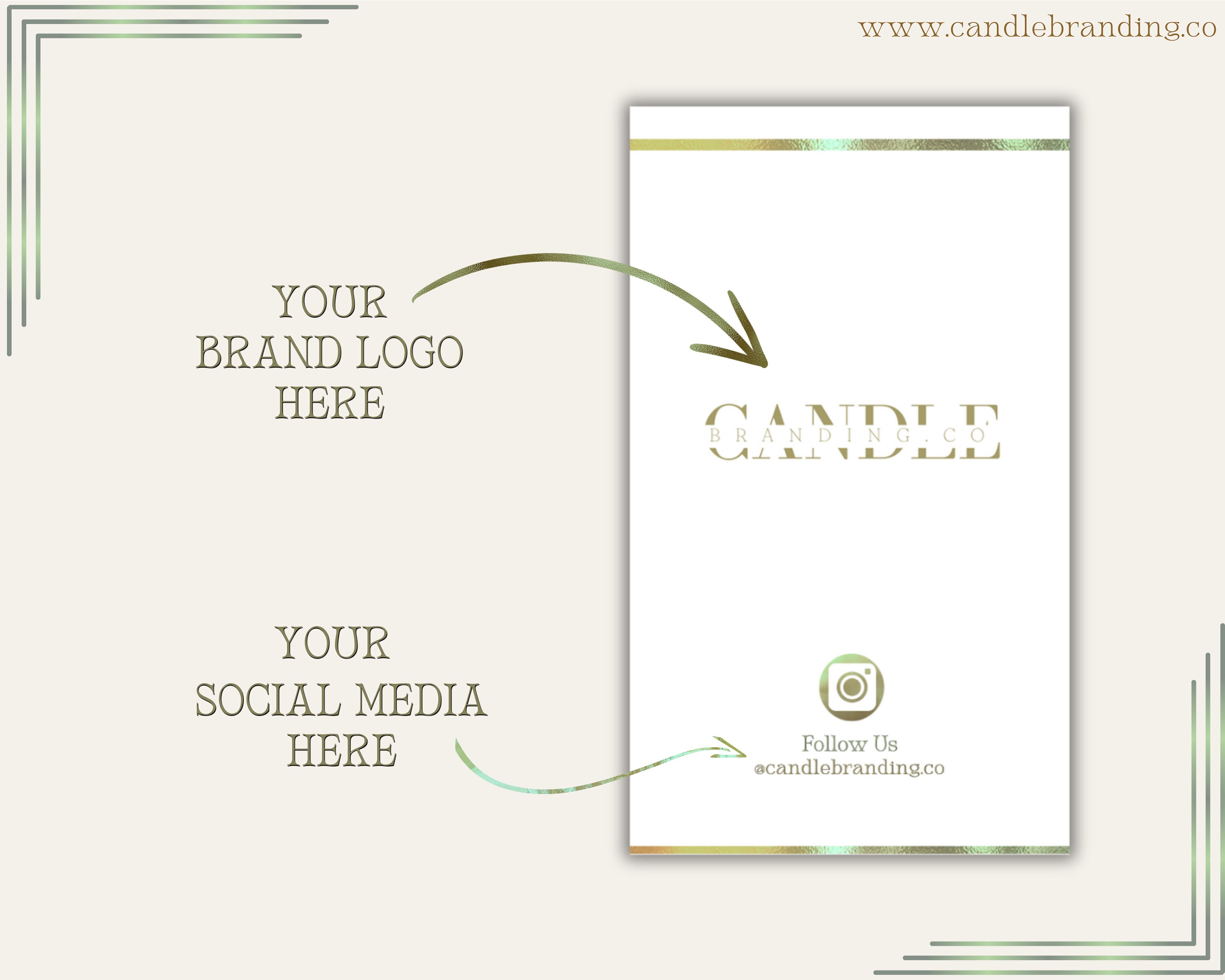 Editable Candle Care Card, Printable Candle Care Card, Candle Guide ...