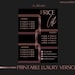 Rose Gold Price List | Price List Template | Price List Flyer | Price ...