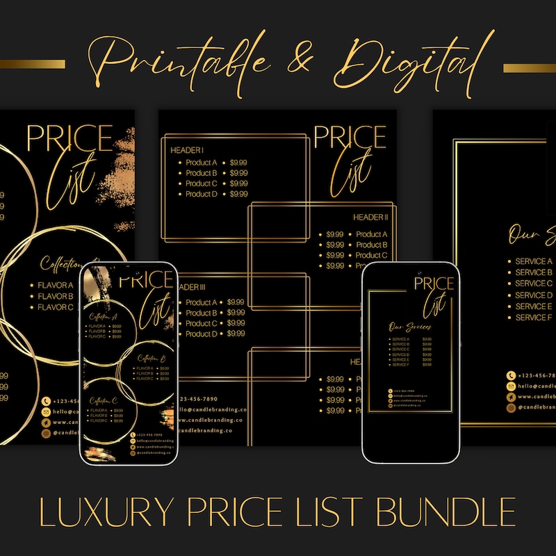 Pricing Signs - Etsy