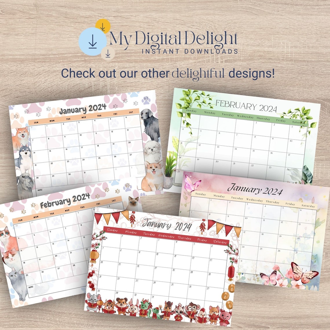Editable October 2024 Calendar, Digital Monthly Calendar, Printable ...