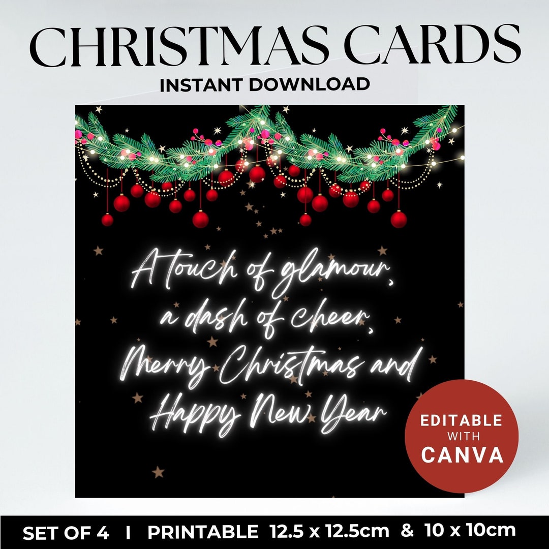 2023 Christmas Cards With Picture, Christmas Card Template Photo ...