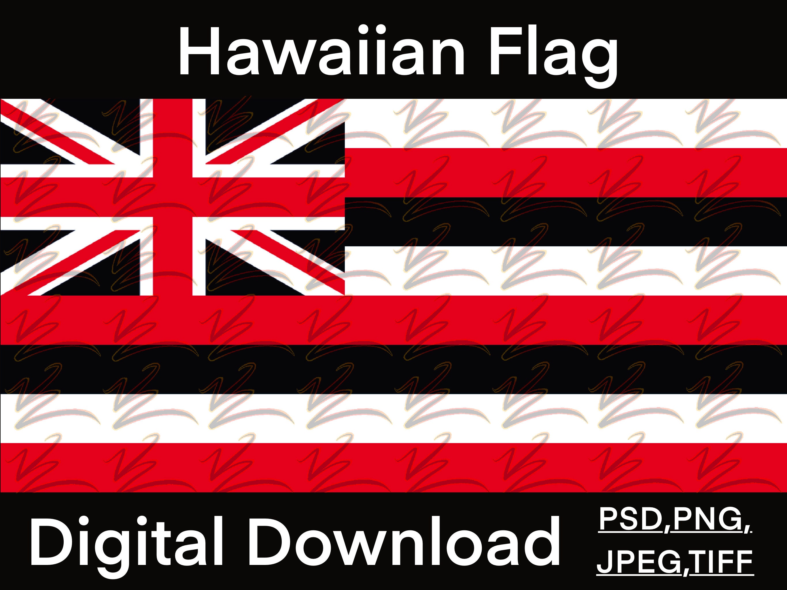 Hawaiian State Flag Bundle - INSTANT Digital Download - Etsy