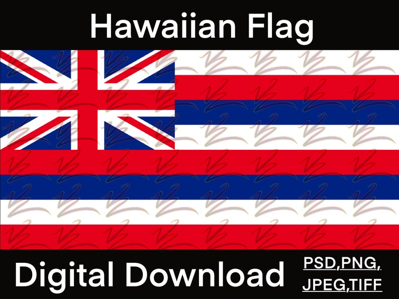 Hawaiian State Flag Bundle - INSTANT Digital Download - Etsy