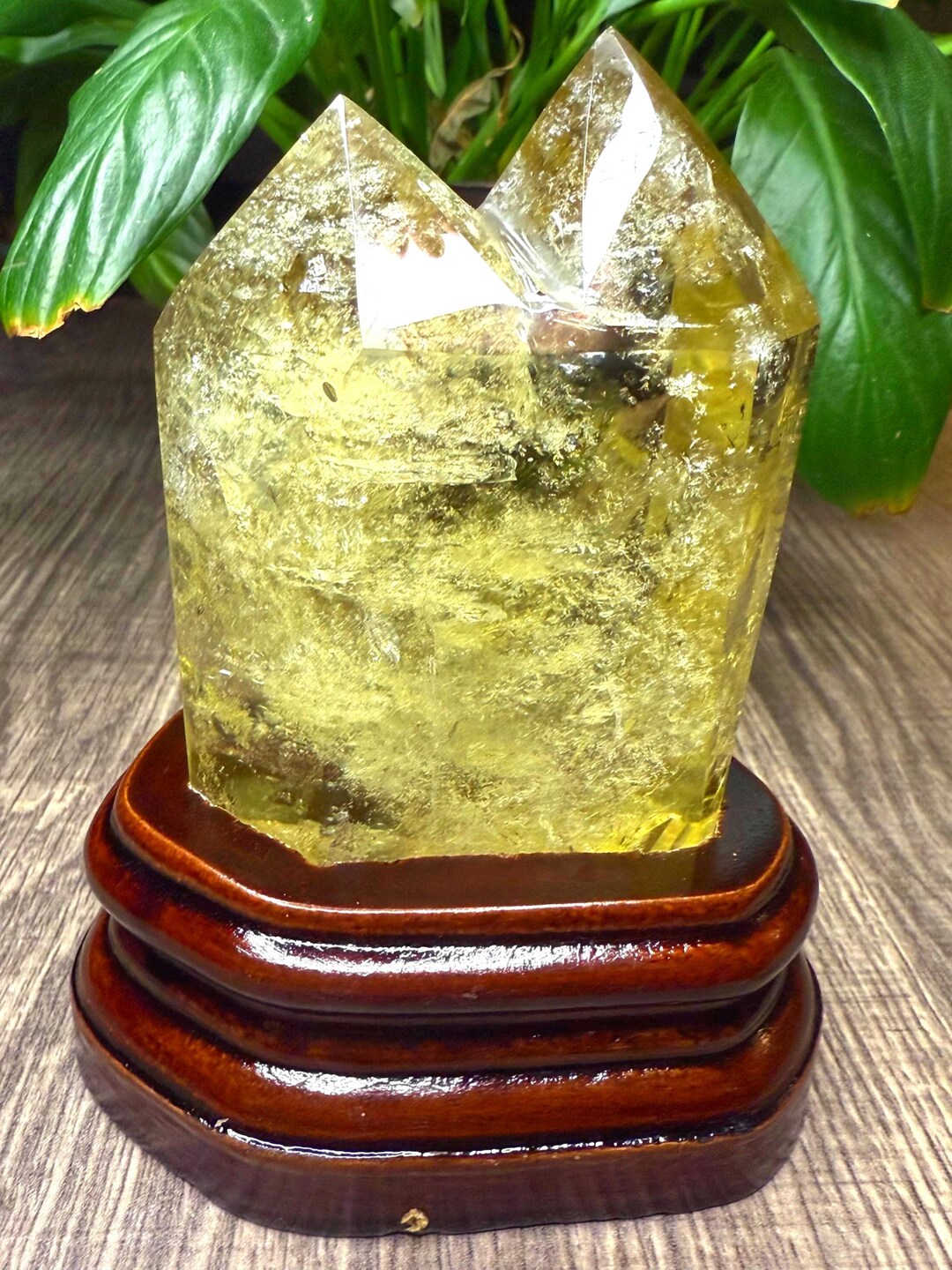 TOP QUALITY!! Rainbow Citrine Double Point Tower! - Etsy