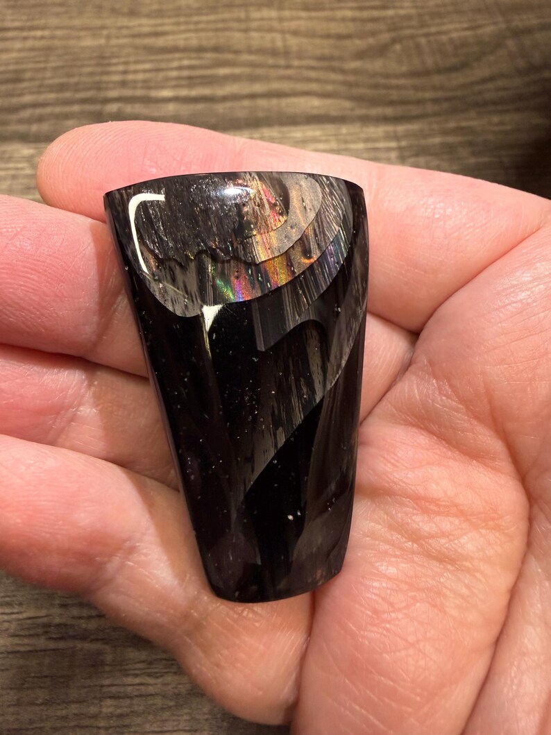 AAA+ Premium Quality 123 Carat Fire Obsidian Freeform. **extremely Rare ...
