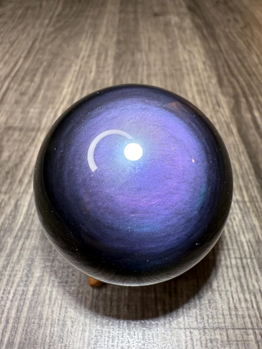 BEAUTIFUL RAINBOW OBSIDIAN Sphere - Etsy