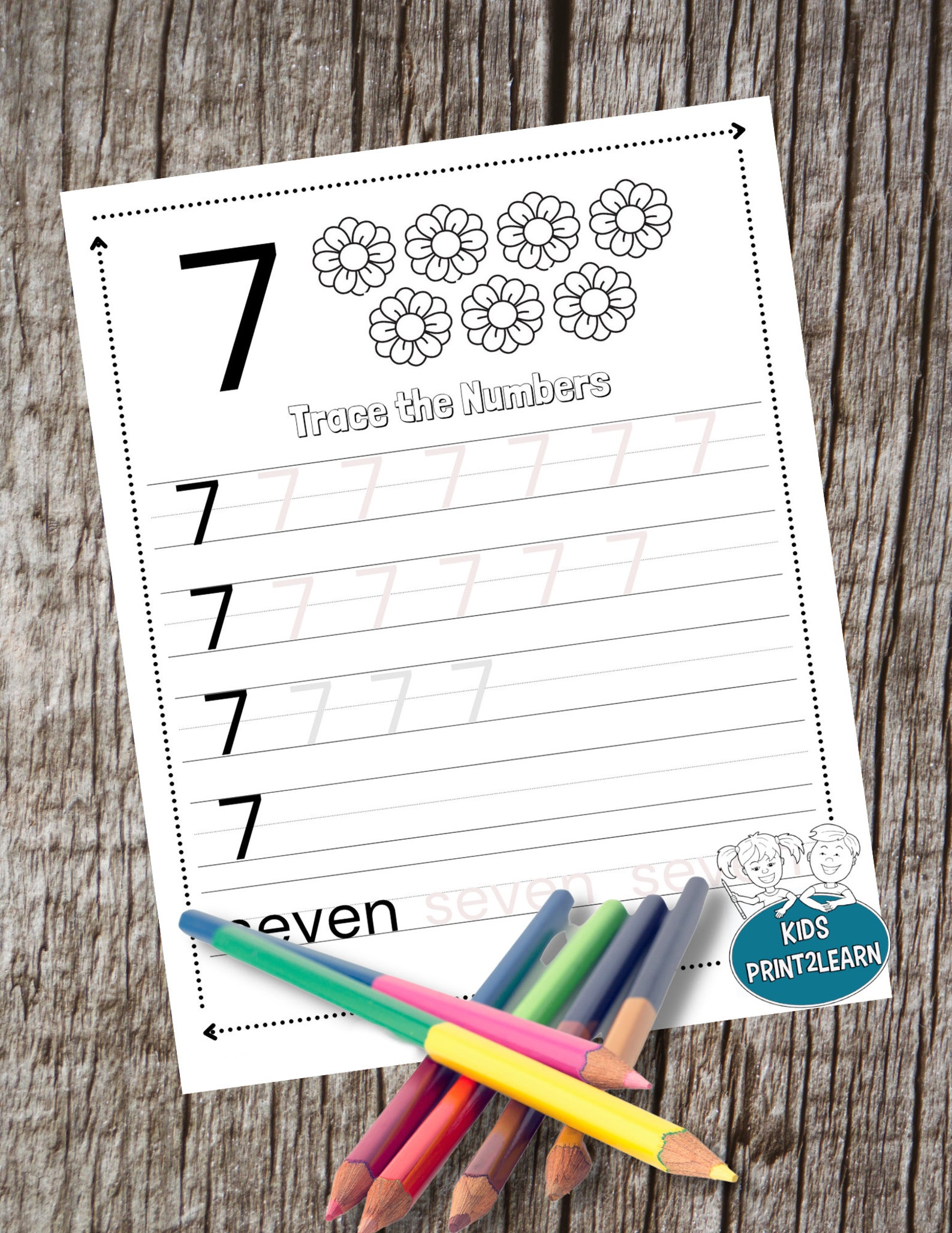 Trace the Numbers Number 123 Worksheets Preschool Worksheets - Etsy