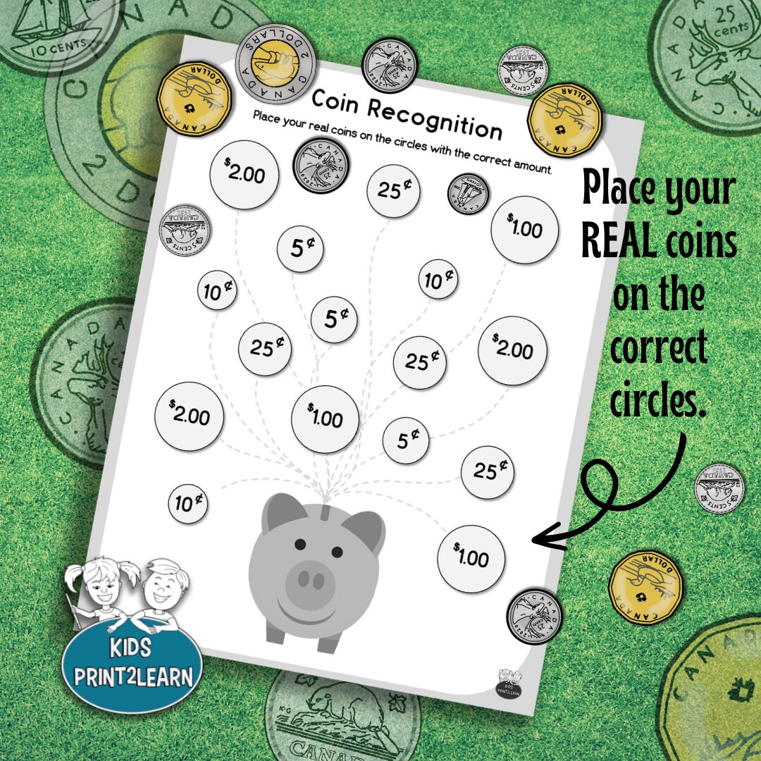 Coin Recognition (B&W) ~ Coin Recognition, Coin Counting, 1,2,3 ...