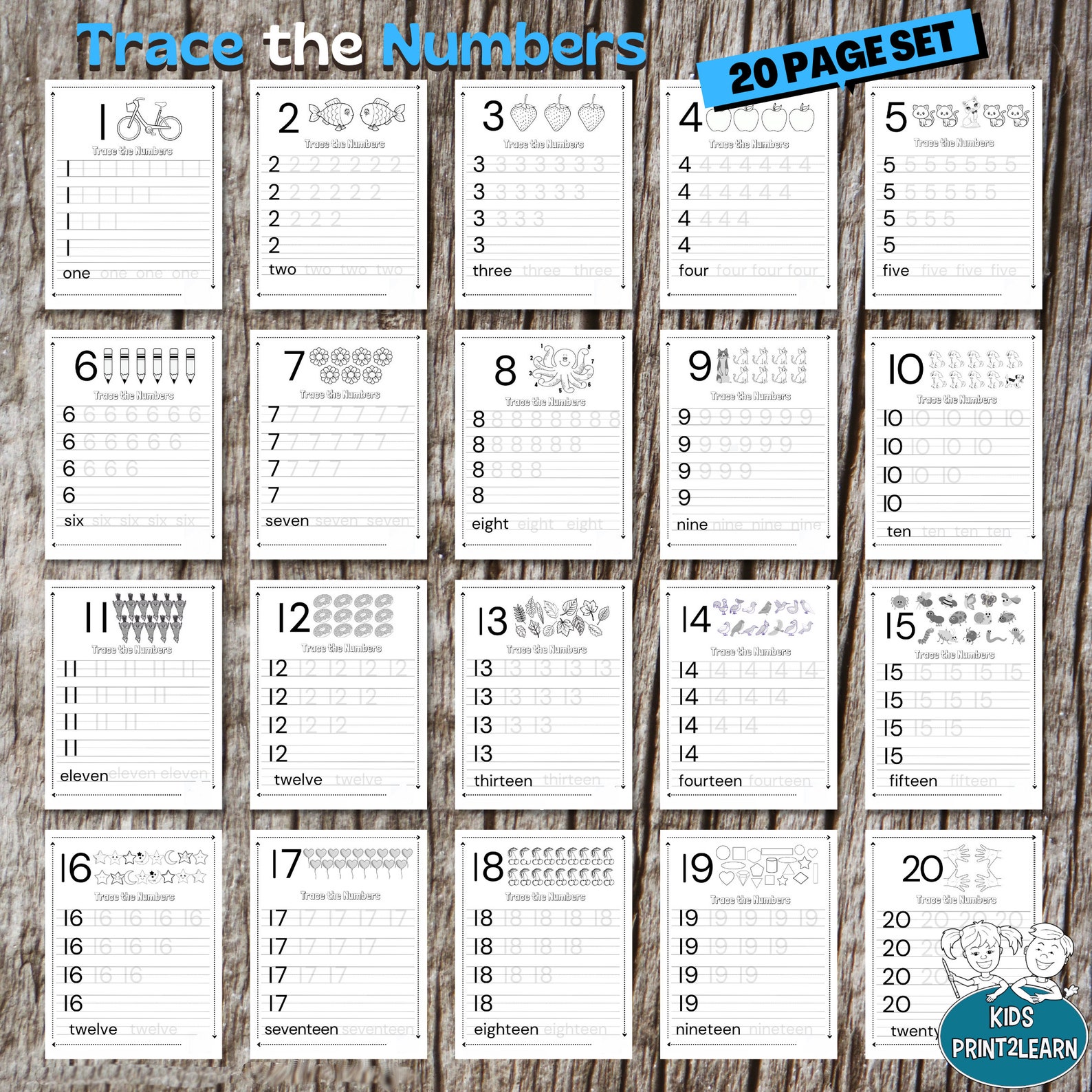 Trace the Numbers ~ Number 1,2,3 Worksheets Preschool Worksheets ...