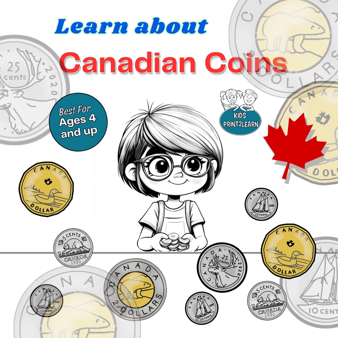 Learn Canadian Coins 2.0 - Etsy