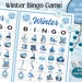 Winter Bingo ~ Bingo Boards, Christmas Bingo, Bingo Cards Winter ...