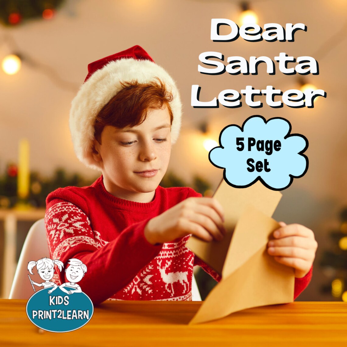 Letter to Santa ~ Dear Santa, Editable Letter to Santa, Dear Santa ...
