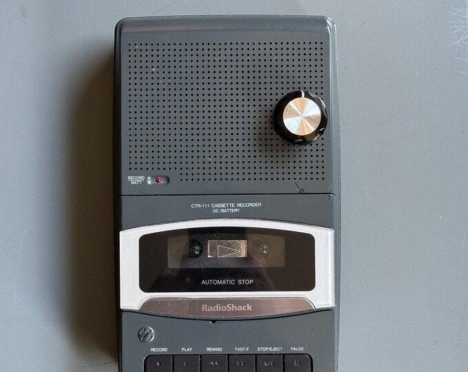 Radio Shack CTR-111 Cassette Recorder W/extreme Variable Speed Mod ...