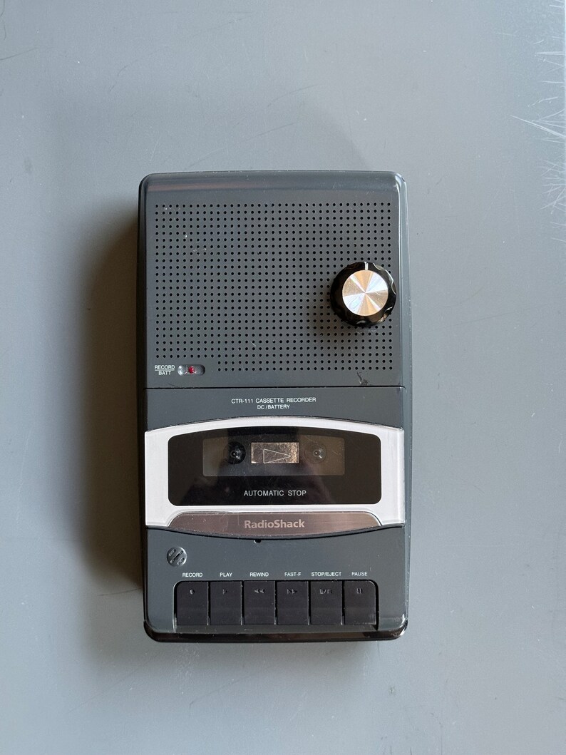 Radio Shack CTR-111 Cassette Recorder W/extreme Variable Speed Mod ...