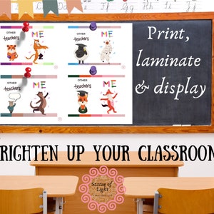Printable Fun Animals Themed Classroom, Animals Themed Décor ...