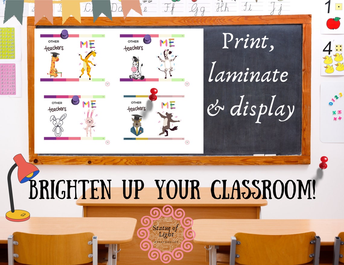 Printable Fun Animals Themed Classroom Animals Themed Décor - Etsy