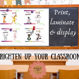 Printable Fun Animals Themed Classroom, Animals Themed Décor ...