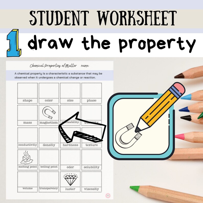 Printable Physical Properties of Matter Worksheets / Physical ...