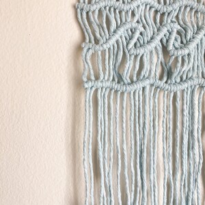 Waves Wall Hanging, Ocean Macrame Decor, Ocean Waves Macrame, Blue Ocean Macrame Decor, Beach ...