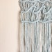 Waves Wall Hanging, Ocean Macrame Decor, Ocean Waves Macrame, Blue ...