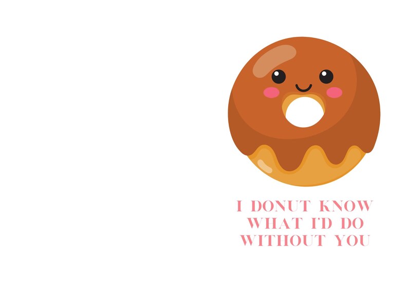 Cute Food Pun Valentines Day Cards Pack of 6 Digital Download ...