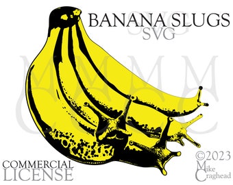 Banana Slugs SVG PNG DXF for Personal Use - Etsy