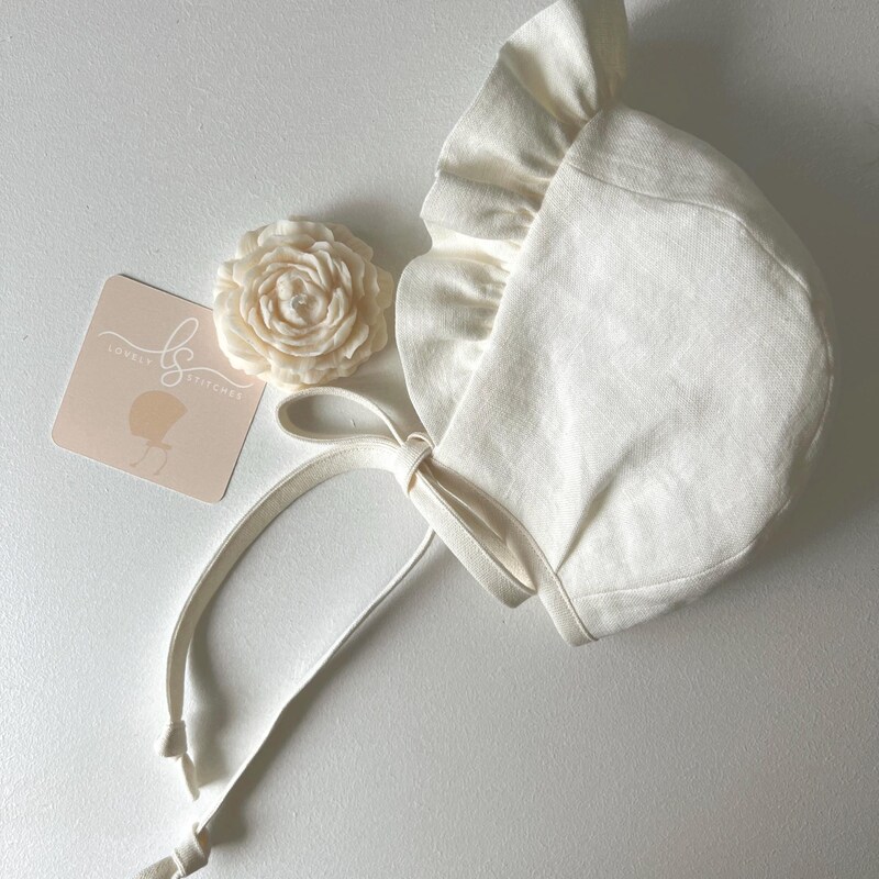 Linen Bonnet - Etsy