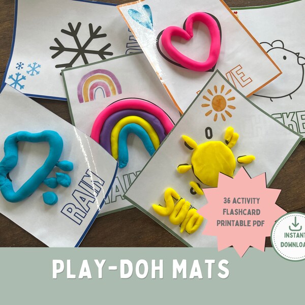 Play Doh Card - Etsy