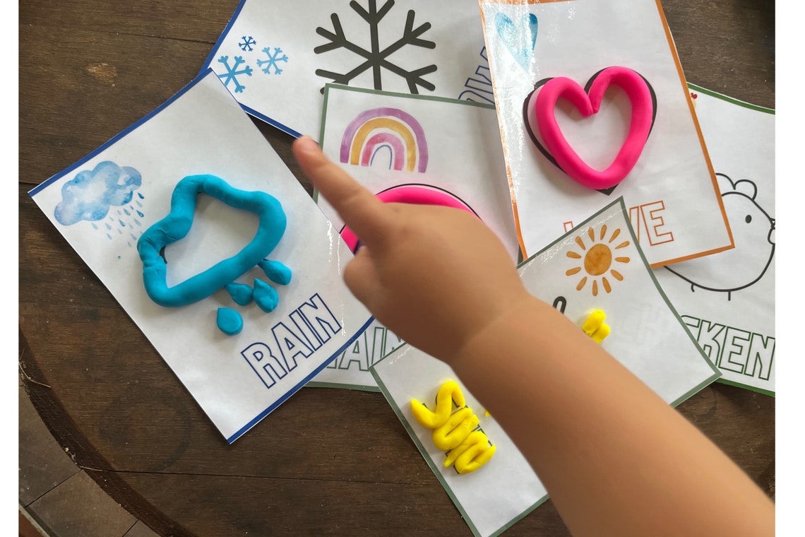 PLAY DOH CARDS, Printable Activities, Printable Toddler Activities ...