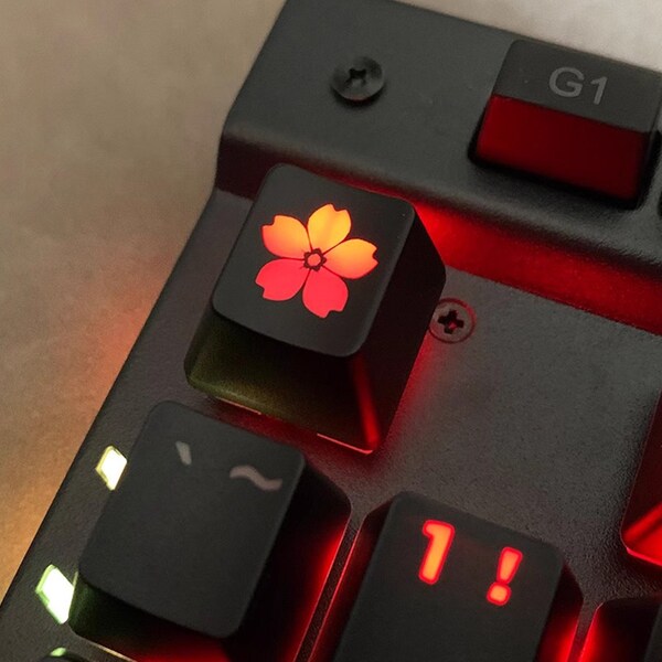 Cherry Blossom Mechanical Keyboard - Etsy