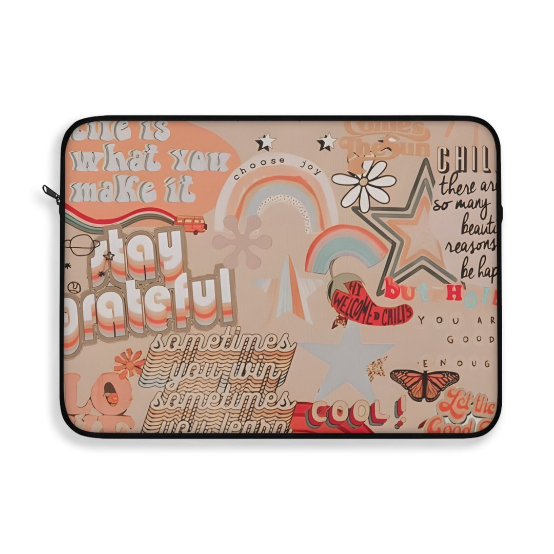 Collage Laptop Bag, Laptop iPad Tablet Sleeve, MacBook Sleeve, Laptop ...