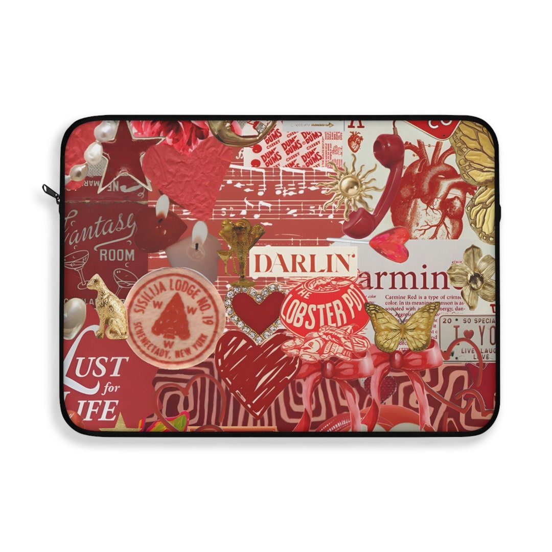 Scrapbook Laptop Bag, Laptop iPad Tablet Sleeve, MacBook Sleeve ...