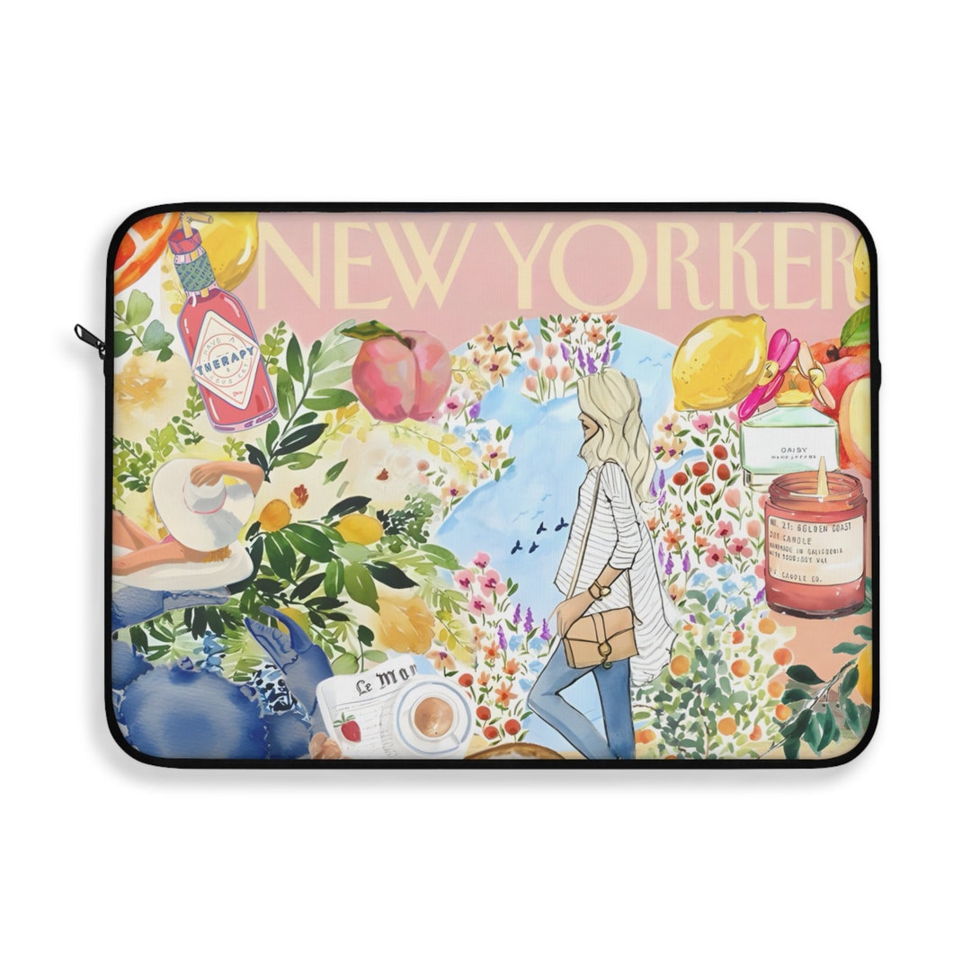 New York Scrapbook Laptop Case, Laptop iPad Tablet Sleeve, MacBook ...